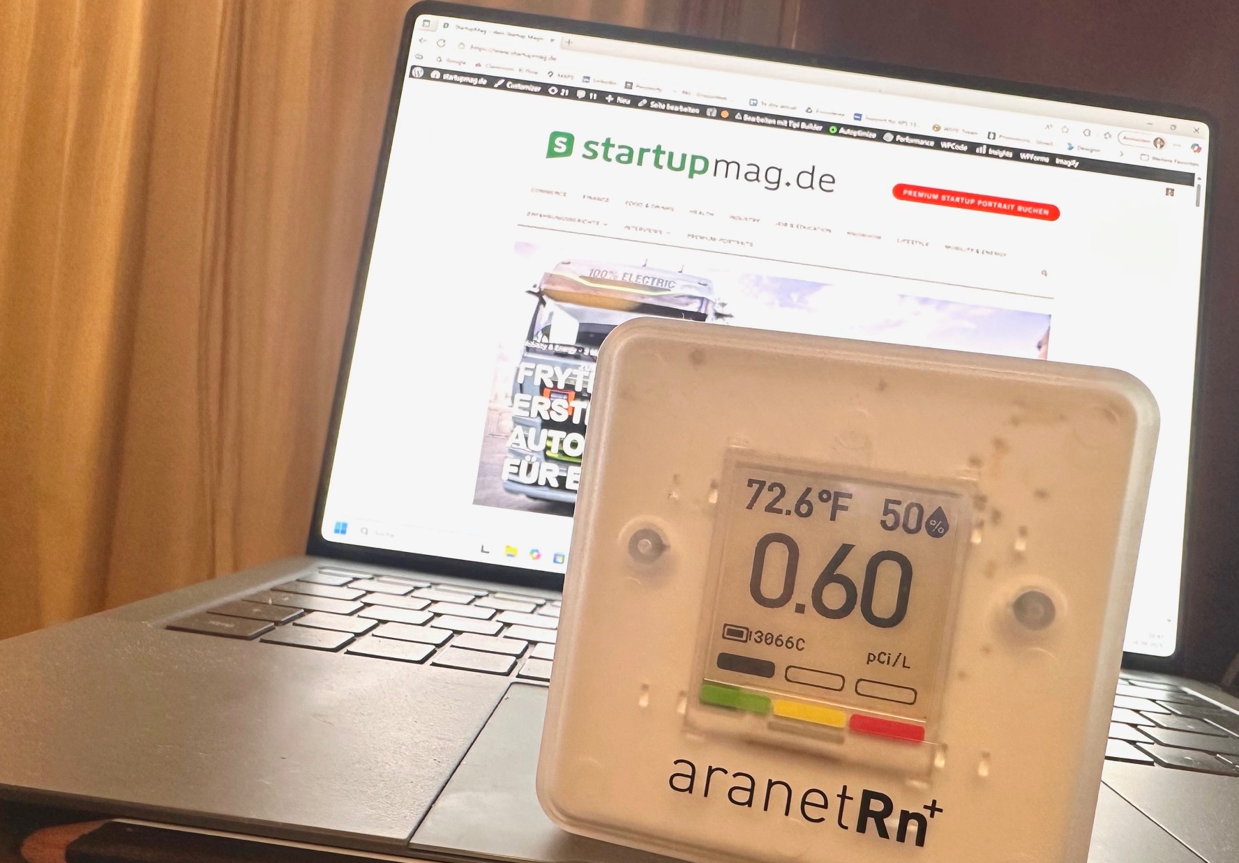 Aranet Radon Plus Erfahrungen: Unser Test